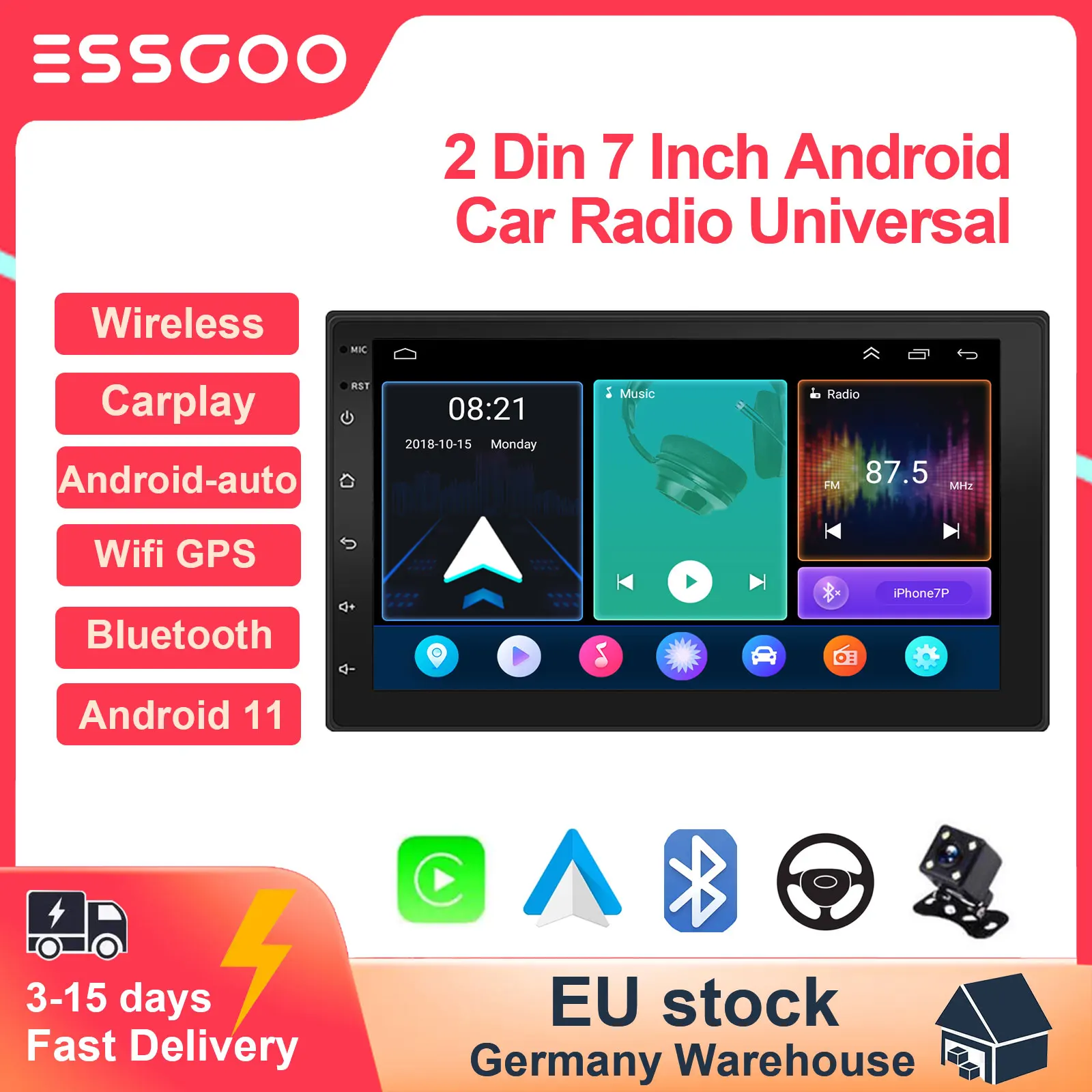 ESSGOO-Multim-dia-Automotiva-Universal-para-Volkswagen-Nissan-R-dio-Autom-vel-Toyota-Android ...