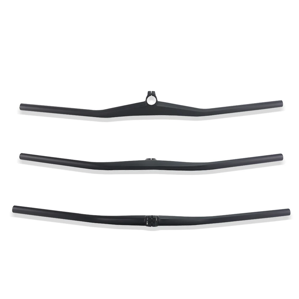 Black-Carbon-Integrated-MTB-Handlebar-Bicycle-Riser-2-Degree-With-40-50 ...