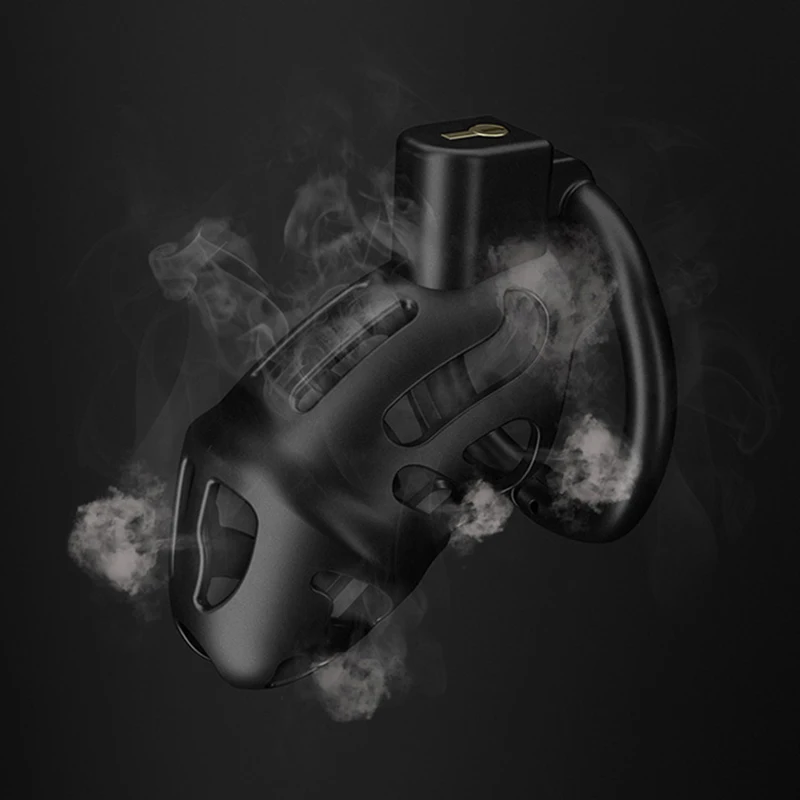 Resin-High-Quality-Chastity-Cage-Adult-Penis-Restriction-Device-Male ...