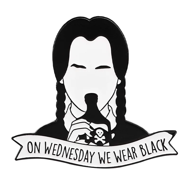 Smiling Wednesday Addams