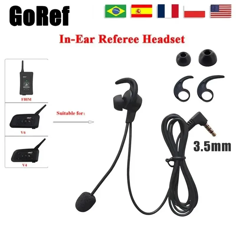 GOREF 3.5mm Jack In-ear Earphones Football Soccer Referee Referees ...