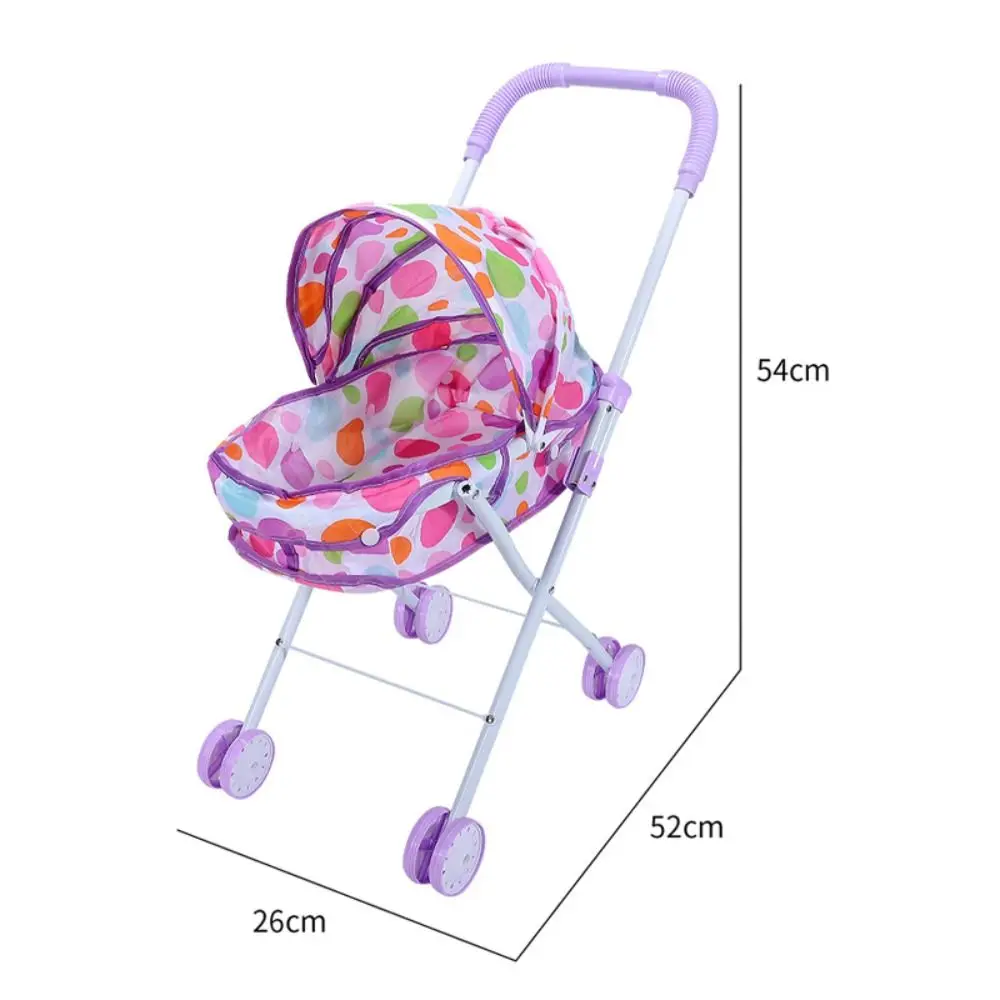 Plastic + Metal Dolls Pram Play Game Iron Support Frame Kids House ...
