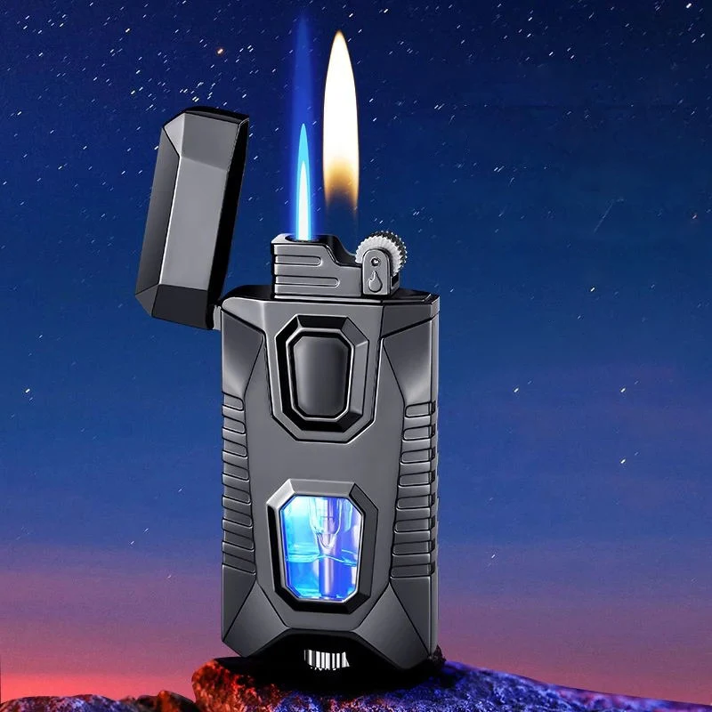 2024-New-Torch-Lighter-Metal-Portable-Windproof-Unusual-Cigarette-Cigar ...