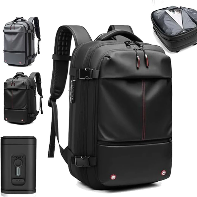 Travel-Airbag-Backpack-with-Vacuum-Pump-Expandable-Airback-Vacuum ...