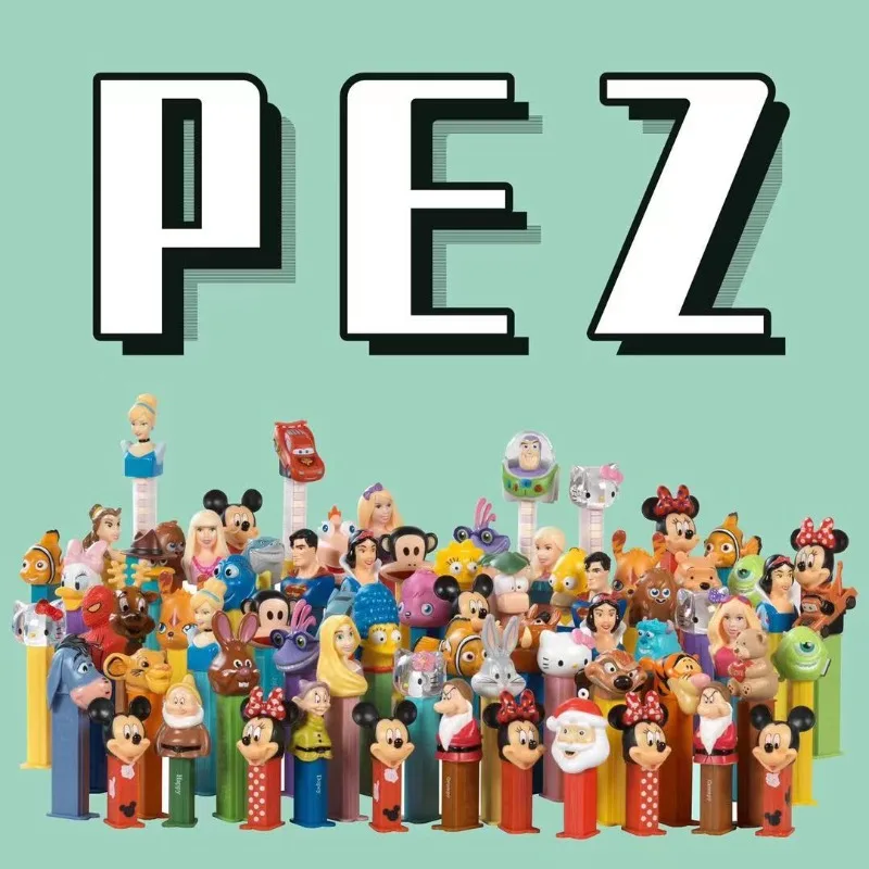 PEZ-Caixa-de-doces-com-Action-Figures-Caixa-De-Armazenamento-De-Desenhos-Animados-Recipiente ...
