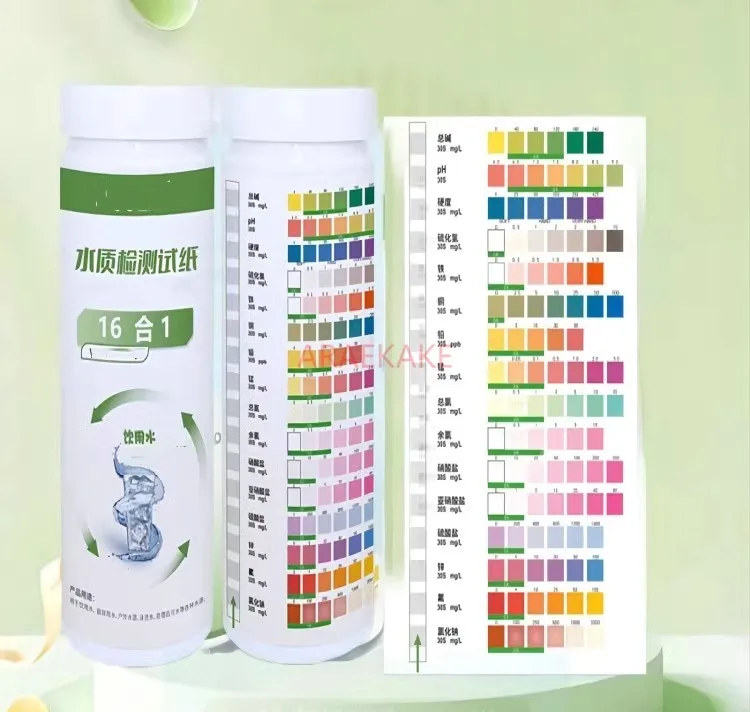 Water quality testing strip, drinking water 16 in 1 testing strip ...