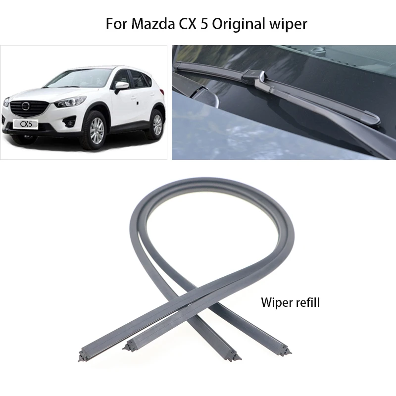 2pcs Wiper Refill Rubber For Mazda Cx5 Cx9 2019 2020 2021 2022 ...