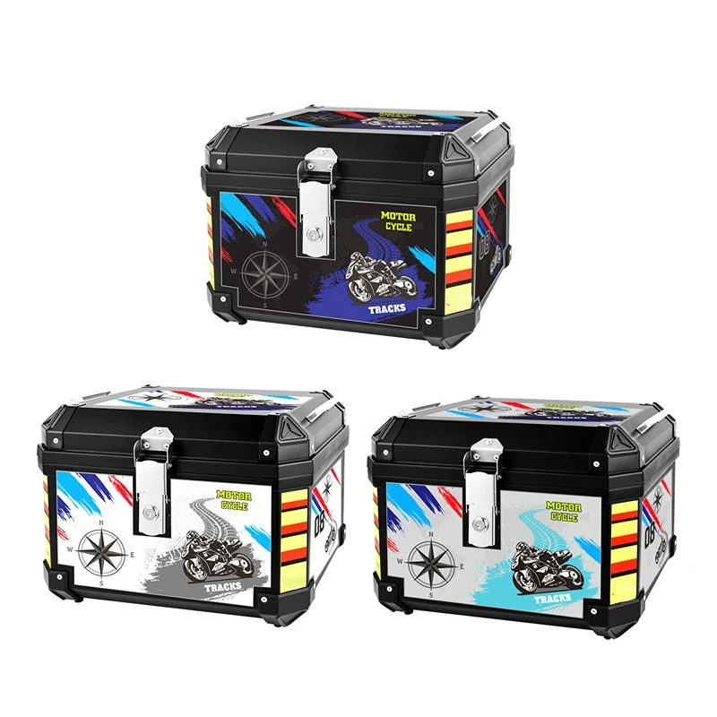 Universal-48L-Motorcycle-Trunk-Top-Box-Luggage-Storage-Case-Waterproof ...