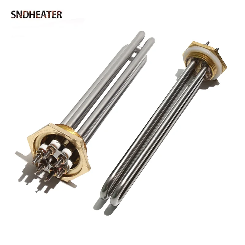 SNDHEATER DC24V 48V Elemento calefactor tubular de agua 300W 600W 900W ...