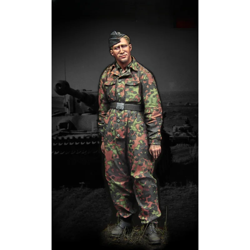 1/16 Scale Die-cast Resin Figure Soldier 1-person Model Assembly Kit ...