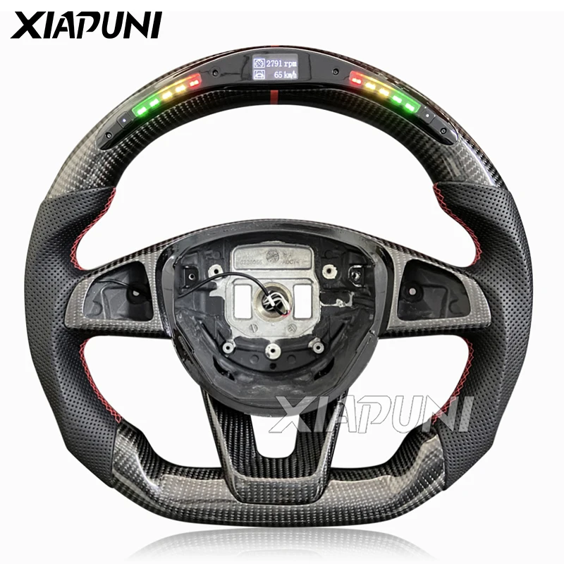 LED Steering Wheel For Benz Mercedes AMG CLA GLC GLB GLS GLE C63 E63 ...