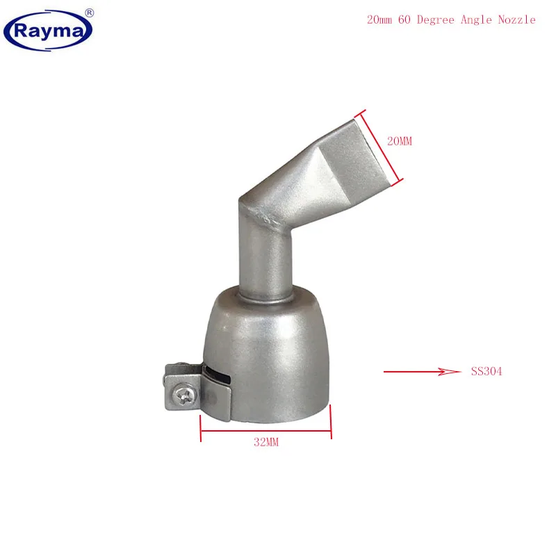 Rayma brand 20mm 60 Degree Angle Nozzle For Hot Air Gun Welding for hot ...