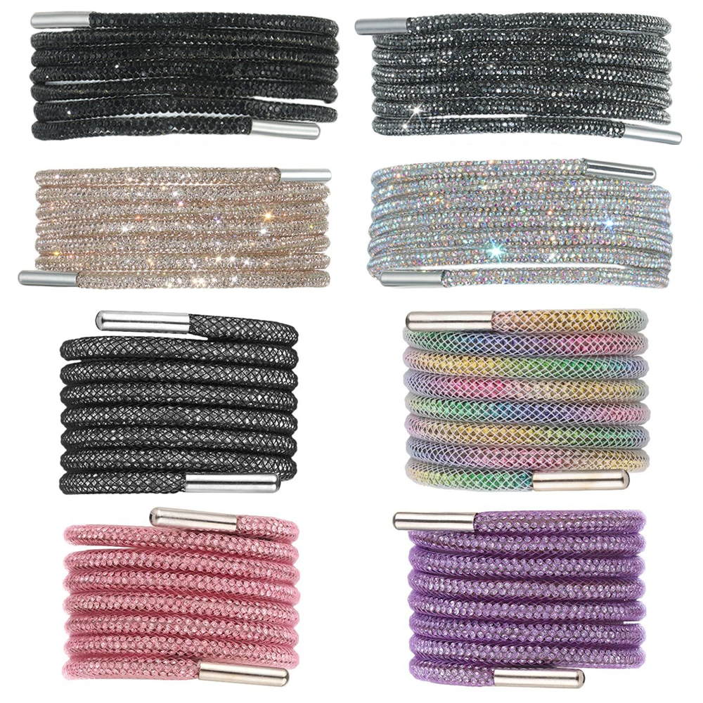 1Pc Rhinestone ShoeLaces Fashion Luxury Diamond Shoe Laces 100/120/140 ...