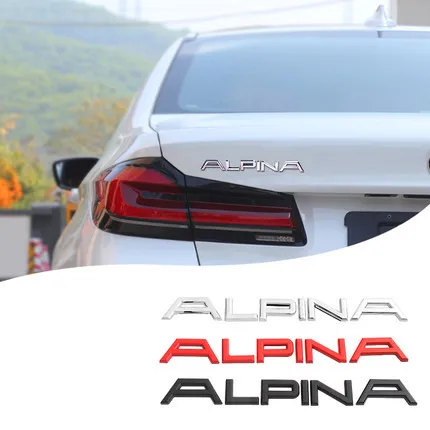 3D Metal Car-Styling ALPINA Emblem Trunk Rear Sticker Badge For BMW E46 ...