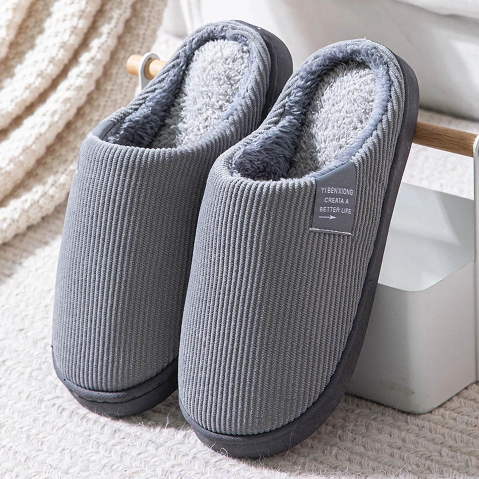 Winter-Warm-Fur-Slippers-Men-Women-Couples-House-Non-Slip-Soft-Shoes ...