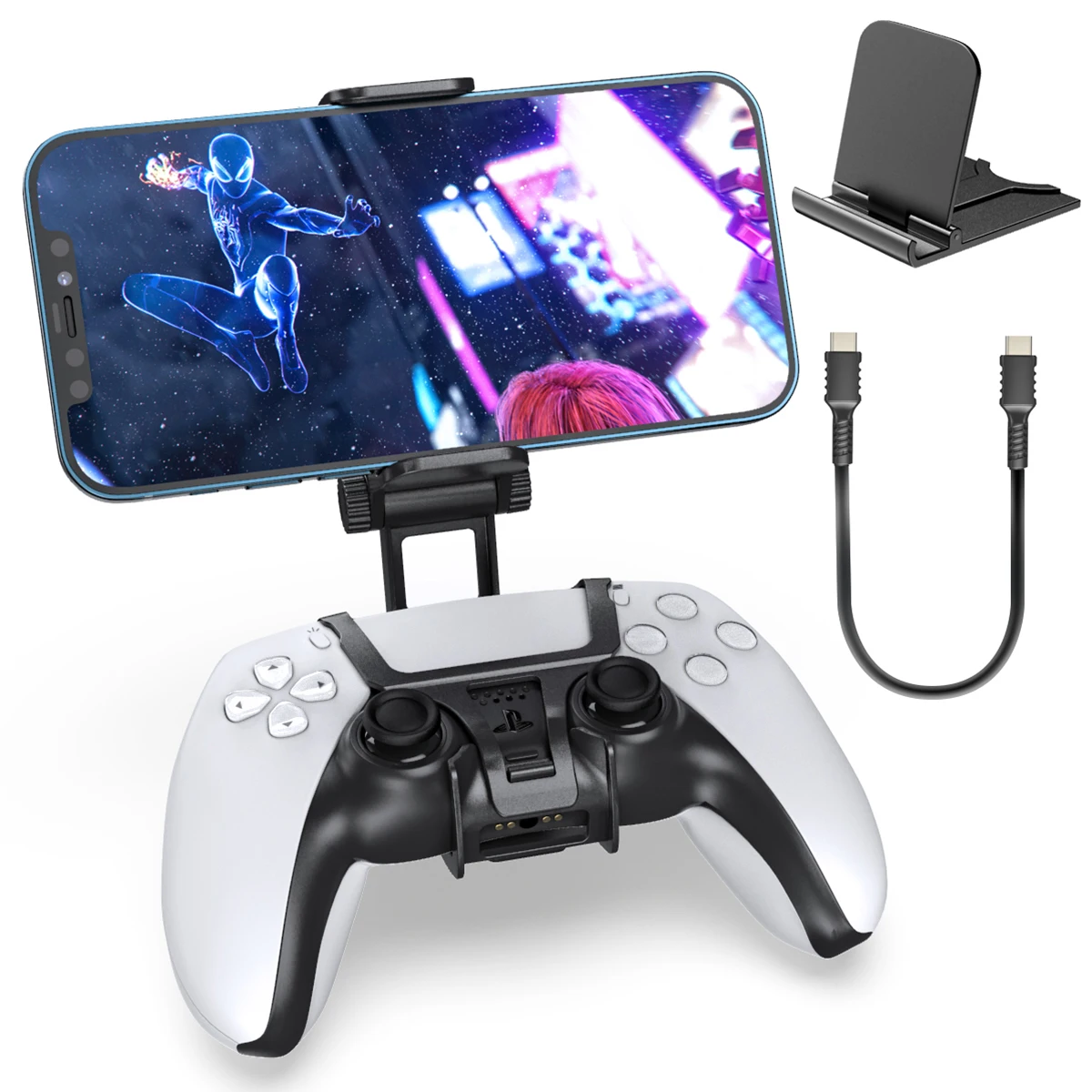 Oivo For Ps5 Controller Handgrip-stand Clip-holder Mobile Phone Stand ...
