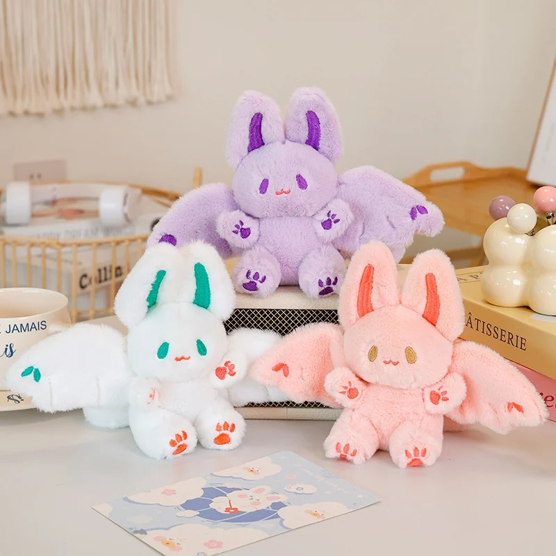 15cm Kawaii Bat Rabbit Plush Toys Cute Bat Rabbit Plush Pendant ...