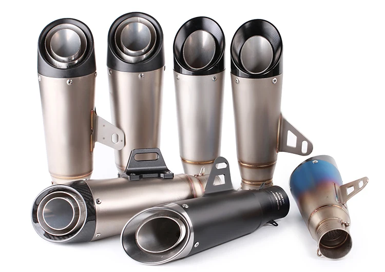Universal 51 60mm motorcycle exhaust pipe escape moto For gsxr750 ...