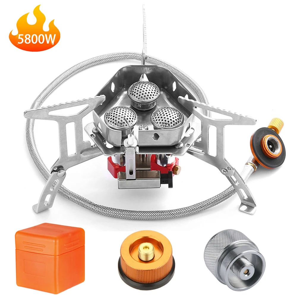 Outdoor Camping Head Stove Tourist Portable Windproof Stove Camping ...