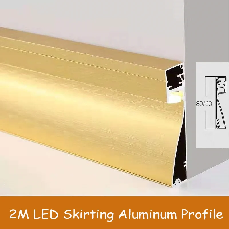 Invisible-LED-Skirting-Aluminum-Profile-2M-Luminous-Floor-Line-60-70 ...