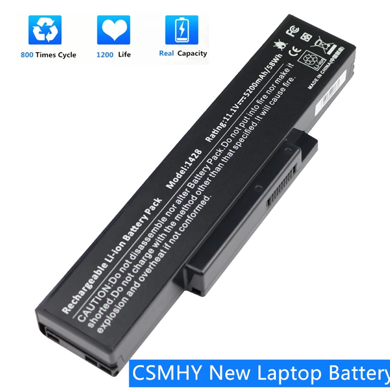 CSMHY New BATEL80L6 BATHL90L6 11.1V 5200mAh Laptop Battery For Dell ...