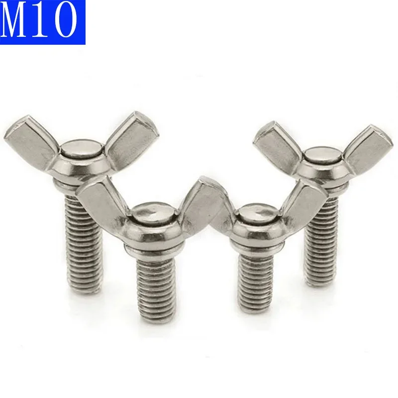 M10-1-5-10mm-304-Stainless-steel-Wing-Bolts-Wingbolt-Nut-Butterfly ...