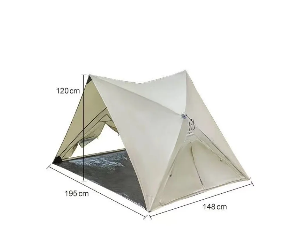 Tienda-triangular-para-acampar-al-aire-libre-plegable-port-til-apertura ...