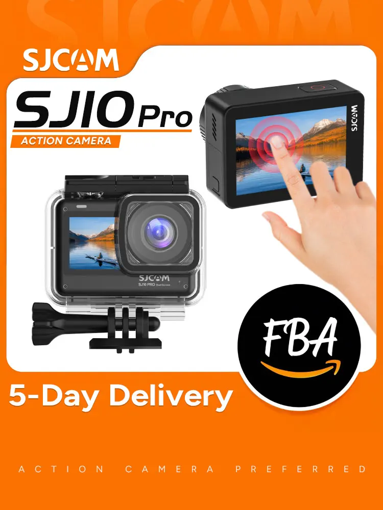 SJCAM SJ10 Pro Dual Screen Action Camera 4K 2.33" Touch Screen Camera ...