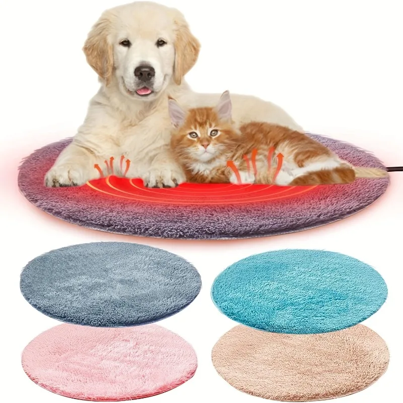 40cm Pet Heating Pad Waterproof Anti-scratch Dog Cat Heating Pad USB ...
