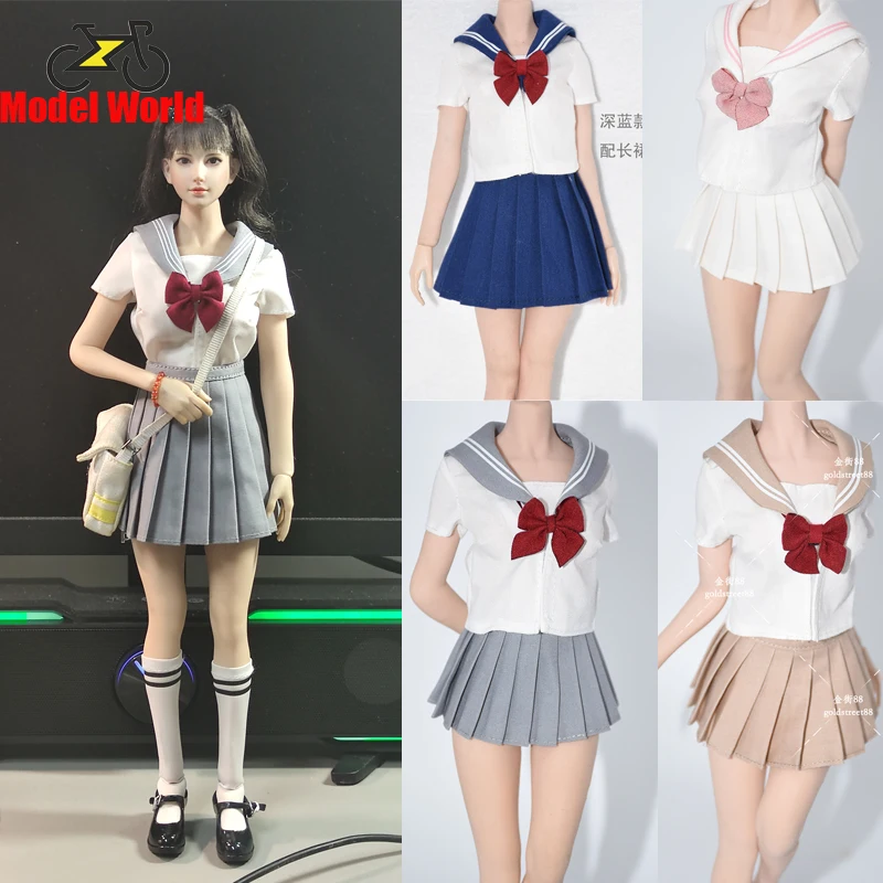1-6-Scale-female-dolls-clothes-school-uniform-jk-Fit-12-action-figure ...