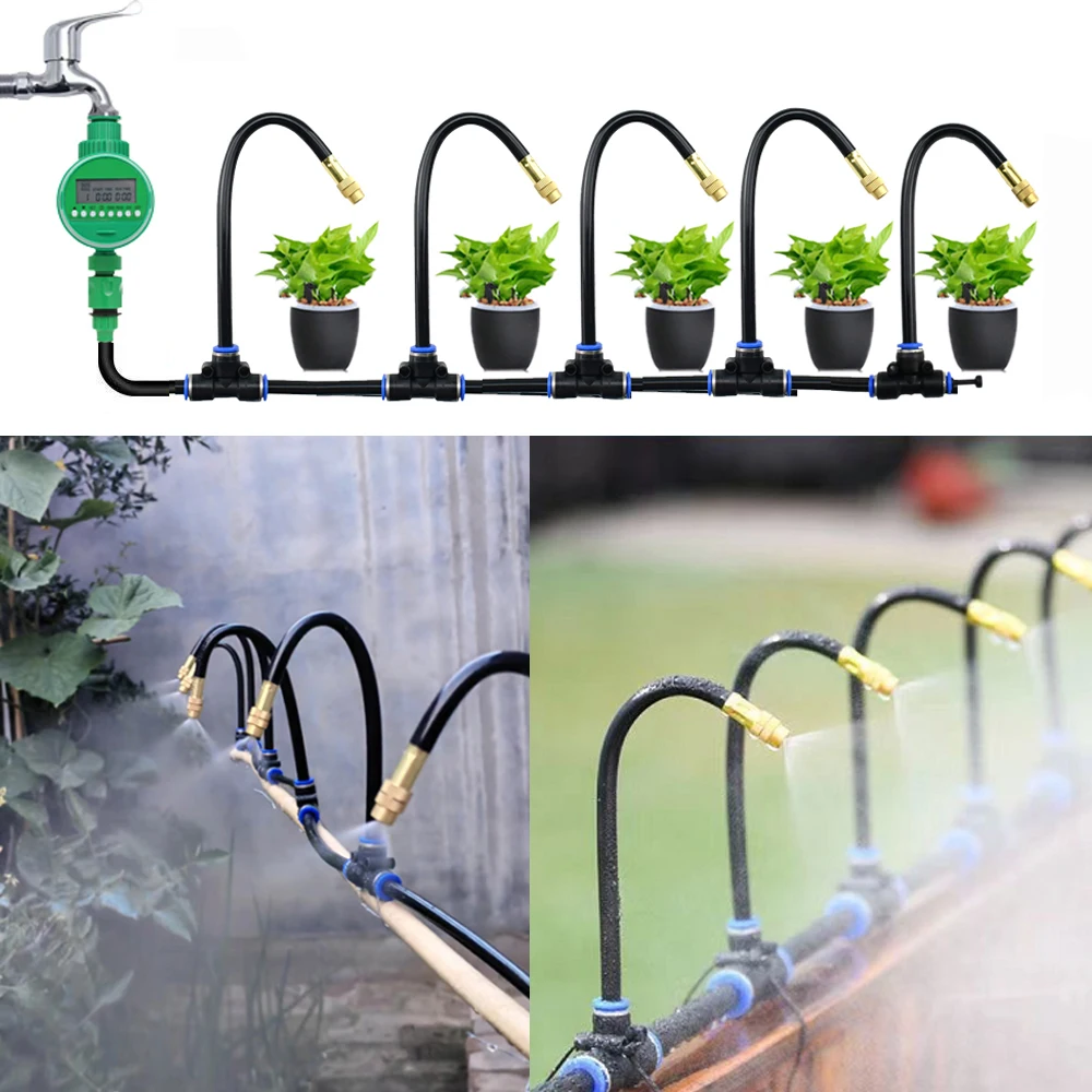 DIY-Free-Bending-Universal-Spray-Kit-For-Greenhouse-Garden-Flowers ...