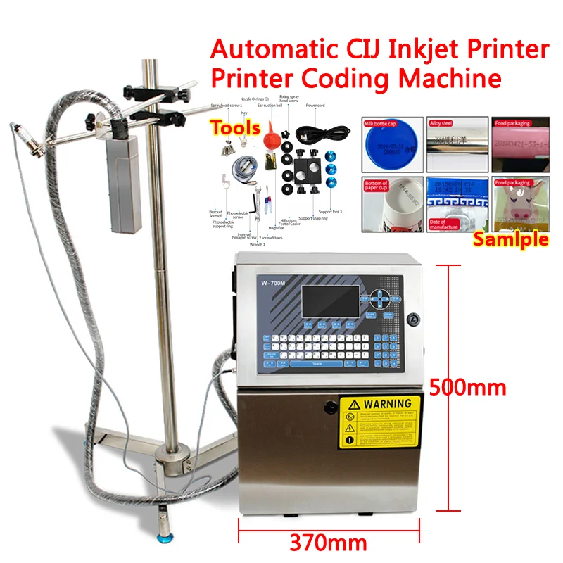 Automatic-Industrial-CIJ-Inkjet-Printer-Online-Printer-Coding-Machine-For-Batch-Code-Number-Date ...