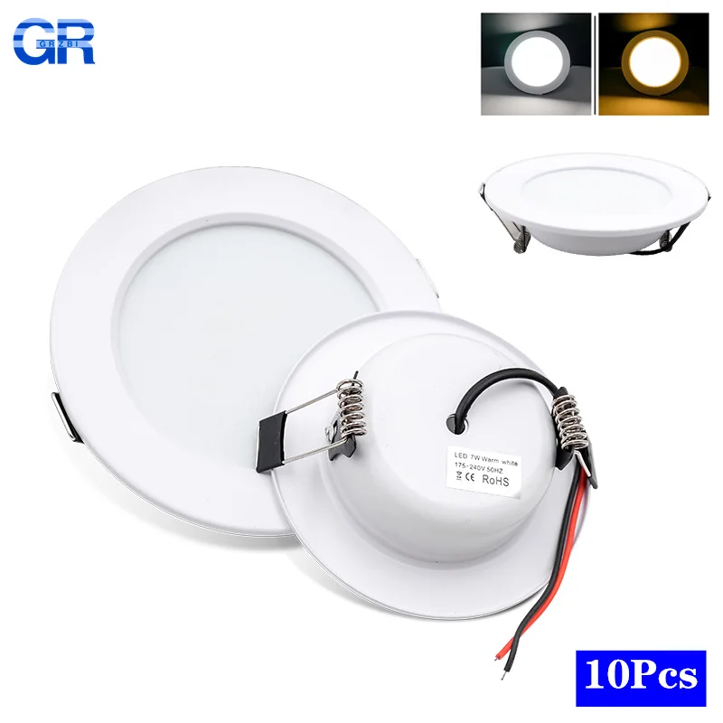 10pcs-lot-LED-Downlight-5W-9W-12W-15W-18W-Recessed-Round-LED-Ceiling ...