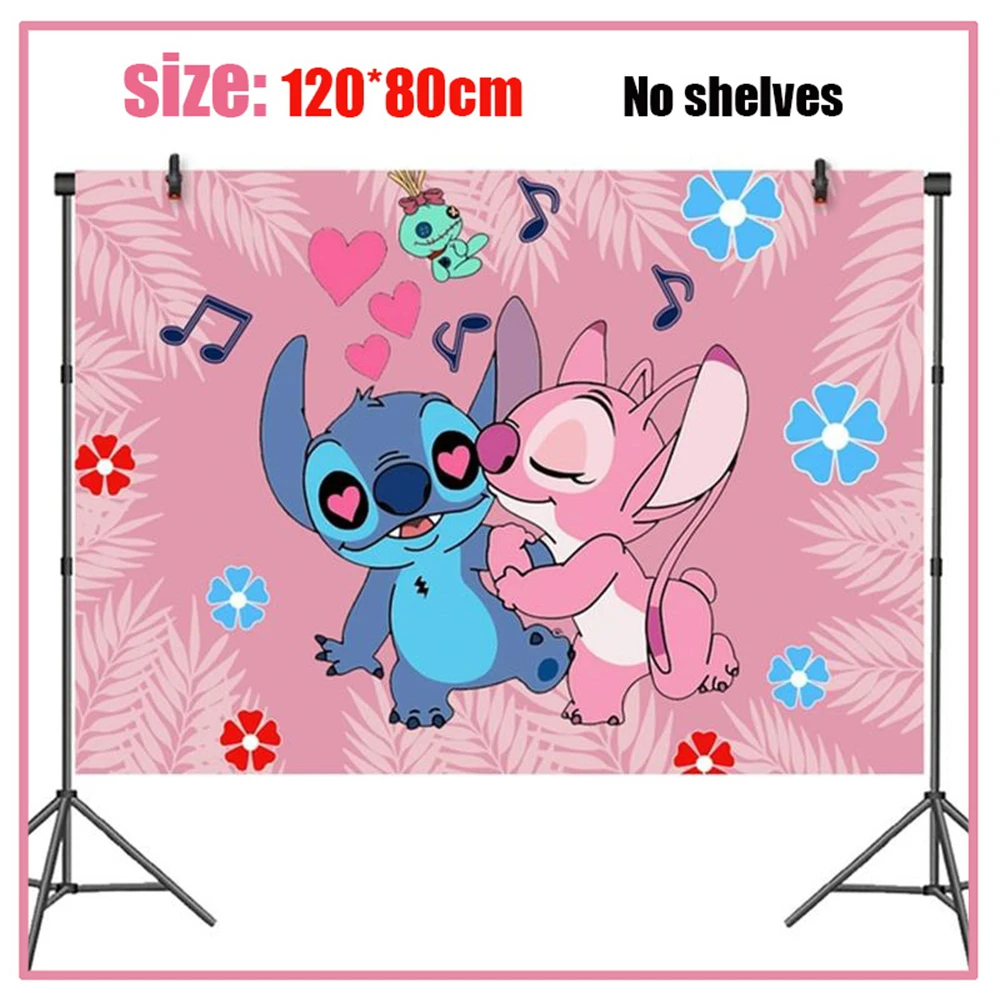 Suministros para decoraciones de fiesta de cumpleaños de Disney Stitch ...