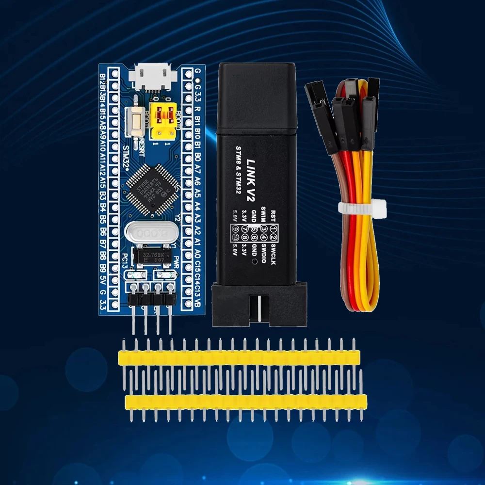 1PC ST-LINK V2 Debugger Programmer - For STM32F103C8T6 CH32F103C8T6 ...
