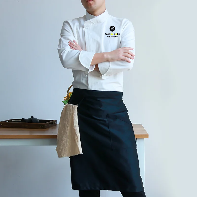 Ropa de Chef para hombre y mujer, traje de manga de tres cuartos para ...