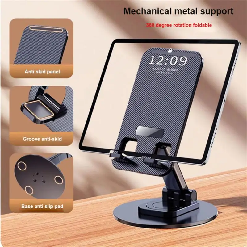 Metal-Phone-Holder-Adjustable-Folding-Desktop-Holder360-Folding-Lazy ...