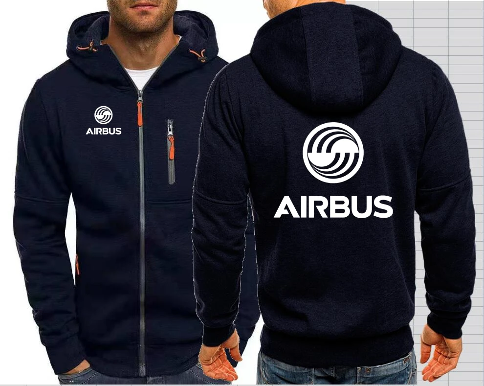 AIRBUS-AVIATION-Flight-Men-Jackets-Hoodies-Coats-Airbusfan-A320-Zipper ...