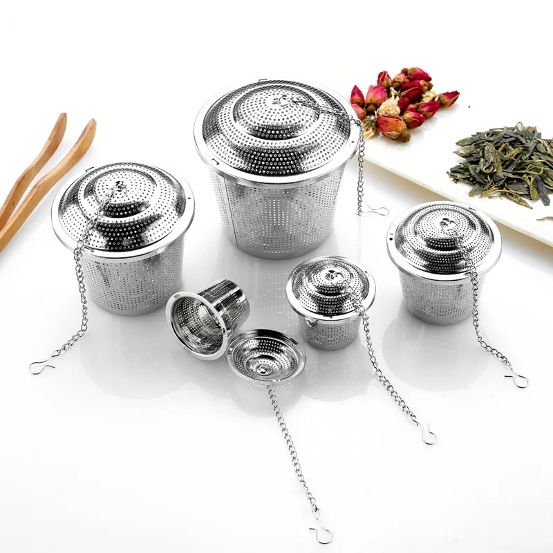 Stainless Steel Cooking Spices Infuser Fine Mesh Loose Tea Herbal ...