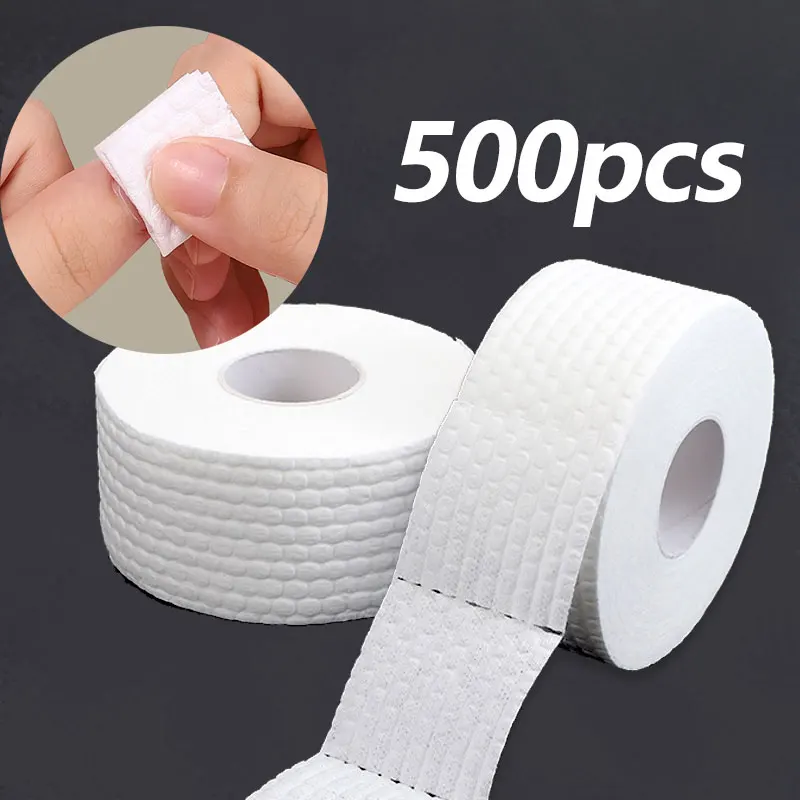 500/300Pcs Professional Lint Free Nail Art Gel Polish Remover Cotton ...