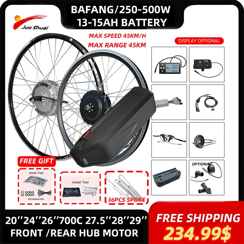 BAFANG-Electric-Bike-kit-with-Battery-12Ah-15Ah-ebike-electric-bicycle ...