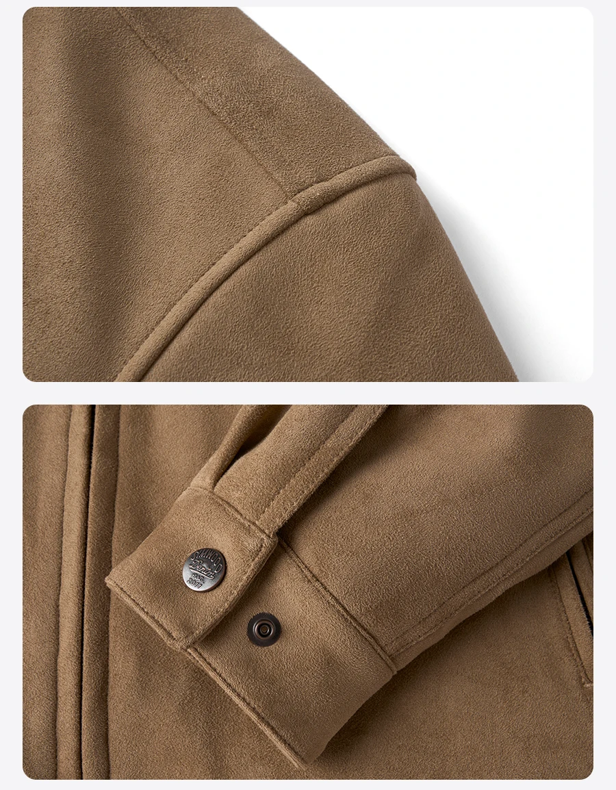 SIMWOOD 2025 мужская замшевая мотокуртка | AliExpress