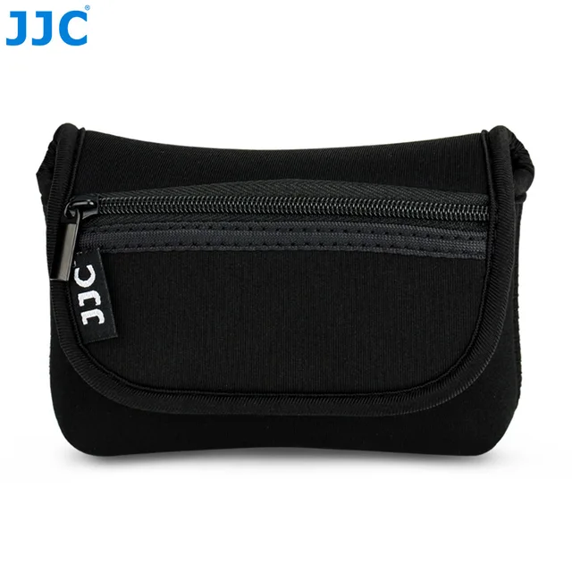 JJC Compact Camera Bag with 2 Extra Pockets Neoprene Soft Camera Pouch ...