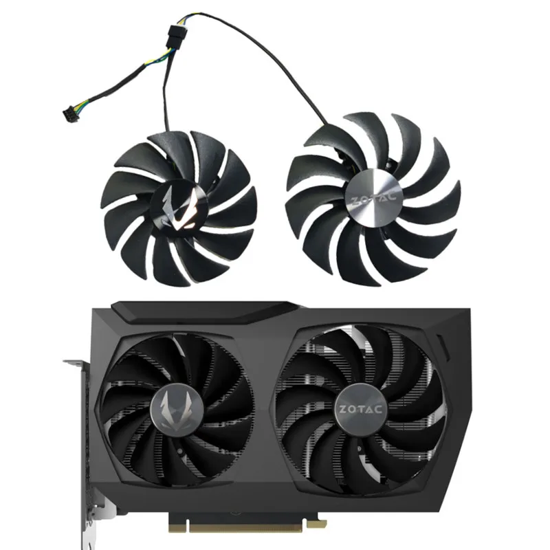 New 2fan/1set 88mm/100mm Rtx 3070 Twin Rand Gpu Fan，for Zotac Rtx 3070 ...