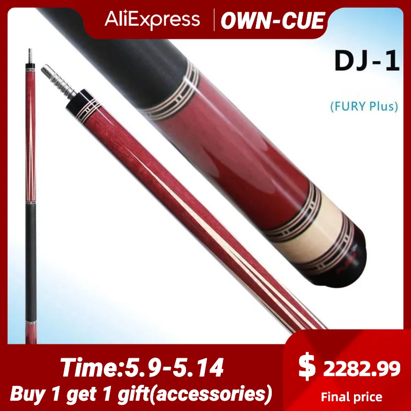 Fury Dj-1 Pool Cue Stick Kit Billiard Cue 13mm Genuine Kamui S Tip Sth ...