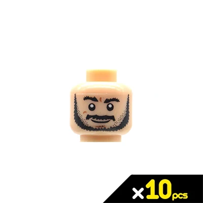 Lego Flesh Heads With Stubble
