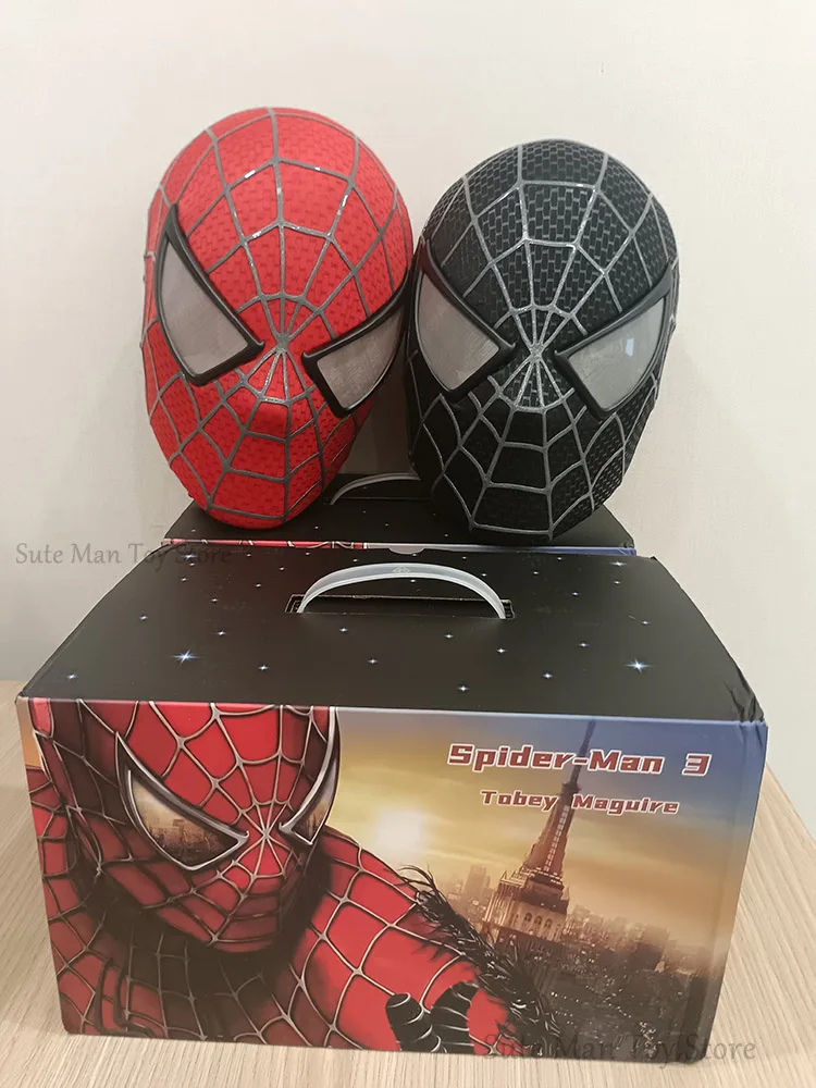 Nieuwe-Marvel-Tobey-Spiderman-Masker-Faceshell-Afneembare-Lenzen-1-1-3d ...