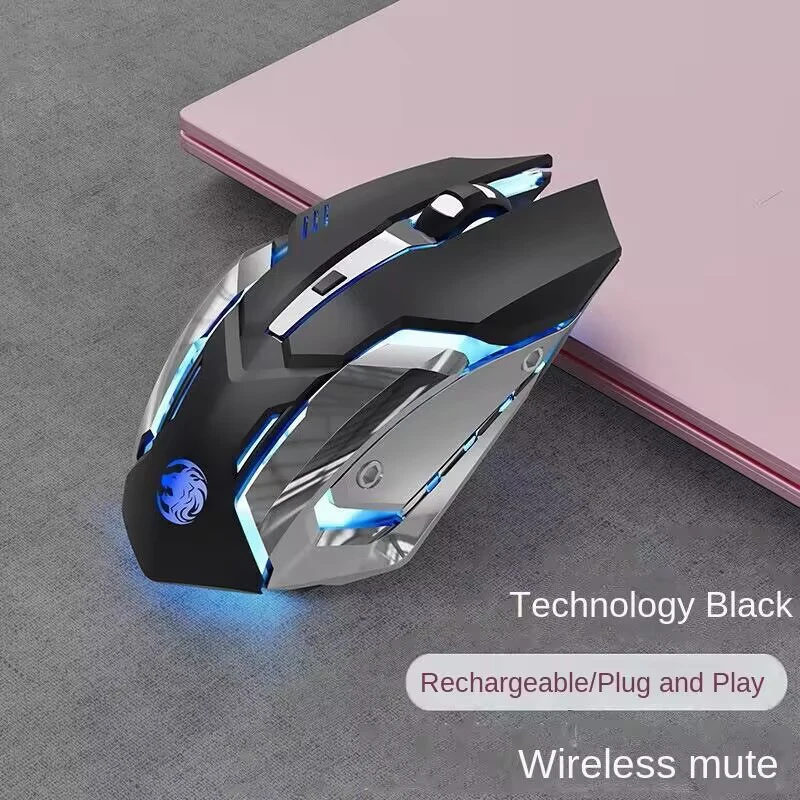 Wireless-Gaming-Mouse-USB-Mute-RGB-Rechargeable-6-Buttons-Mice-Gaming ...