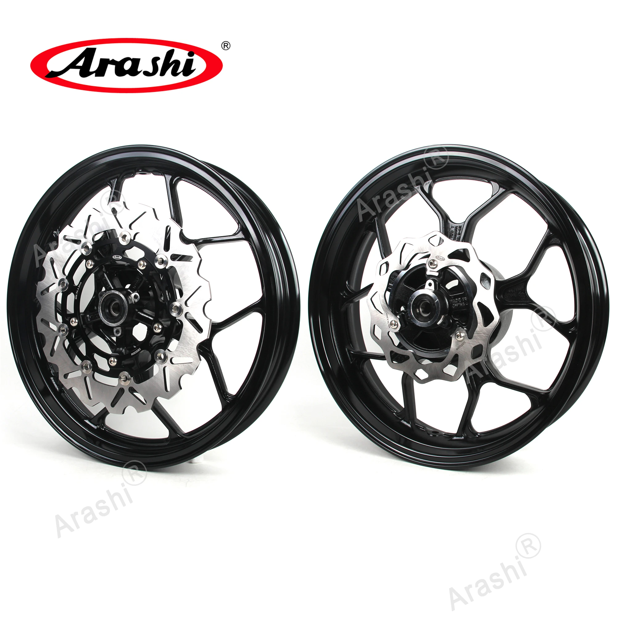 Arashi-1-Set-Front-Rear-Wheel-Rim-Brake-Disc-Rotor-Set-For-YAMAHA-YZF ...