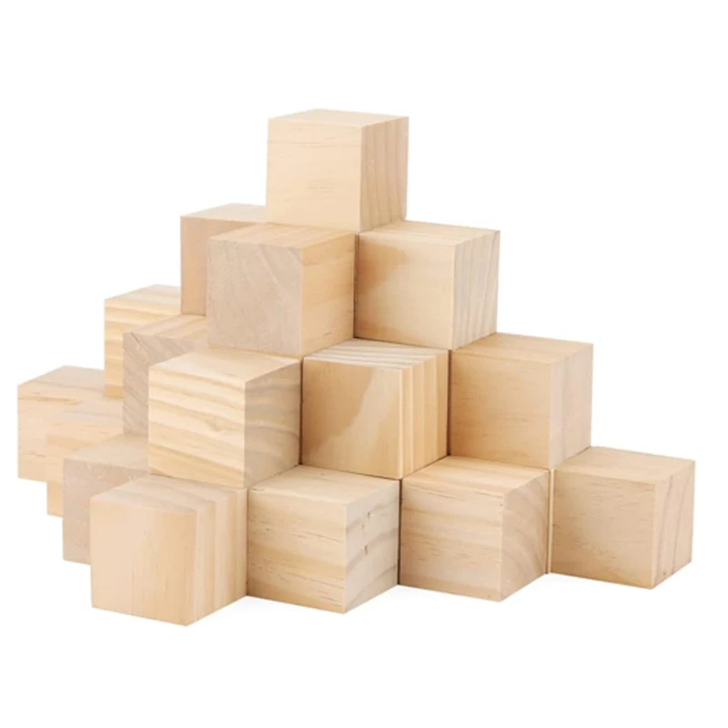 Cubos-de-madera-Natural-de-5cm-bloques-cuadrados-de-cubo-de-madera-de ...